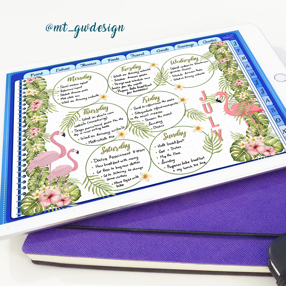 15 Amazing Summer Ideas For your Digital Bullet Journal - Mile Digital ...